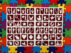 Magic theme stencil sheet 112 Amazing tattoo Stencils.